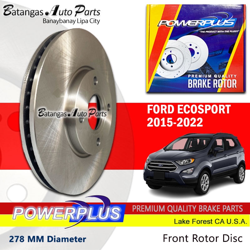 FRONT ROTOR DISC FORD ECOSPORT 2015-2022 POWERPLUS | Shopee Philippines