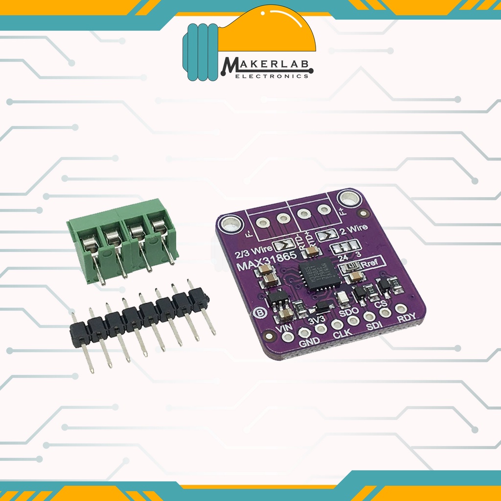 MAX31865 PT100 to PT1000 RTD to Digital Converter Board Temperature ... MAX31865 PT100 to PT1000 RTD to Digital Converter Board Temperature ...