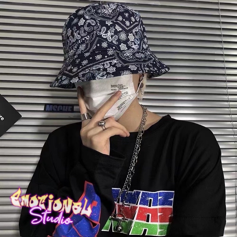 Emotional Studio Print Reversible Unisex Bucket Hat Waway Hat Summet ...