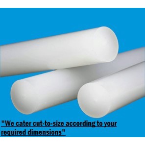 PP Dia 10mm - 40mm by 1mtr length (Natural color) rod | Shopee Philippines