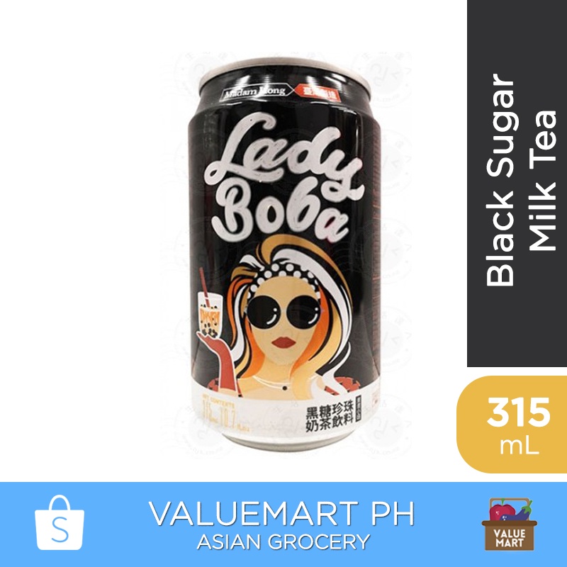 Lady Boba Milk Tea (Black Sugar Flavor) - 315 ml | Shopee Philippines