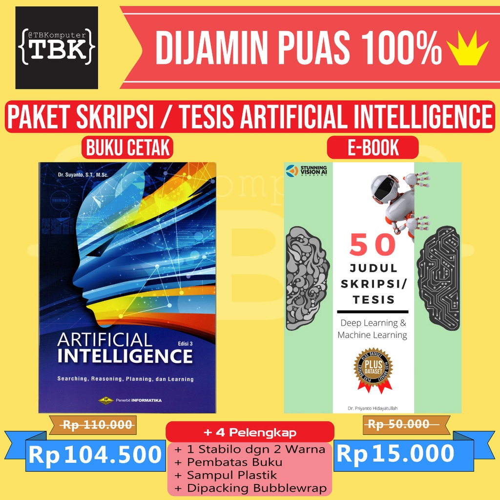Artificial INTELLIGENCE Thesis/Thesis Book Package | Shopee Philippines