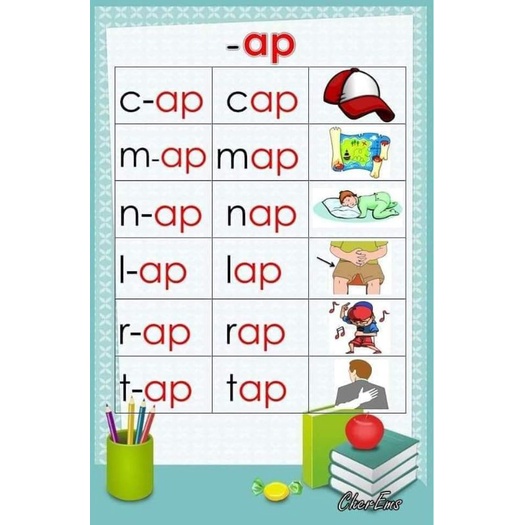 CVC Words (30 pages) free bookbind | Shopee Philippines