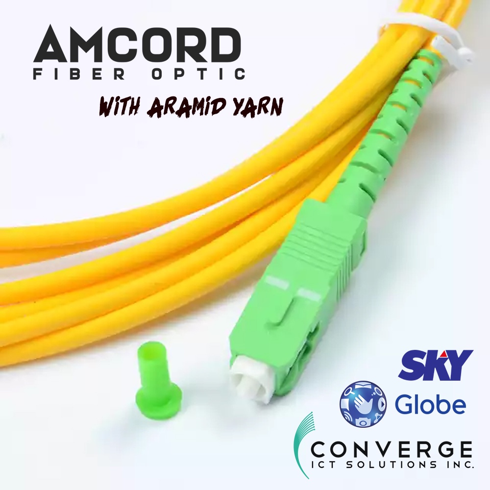 Fiber Optic Patch Cord Converge, Sky and Globe Compatible SC-APC to APC ...