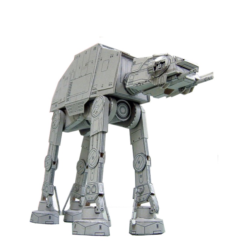 Star Wars All Terrain Armored Transport Walker (AT-AT) paper model ...