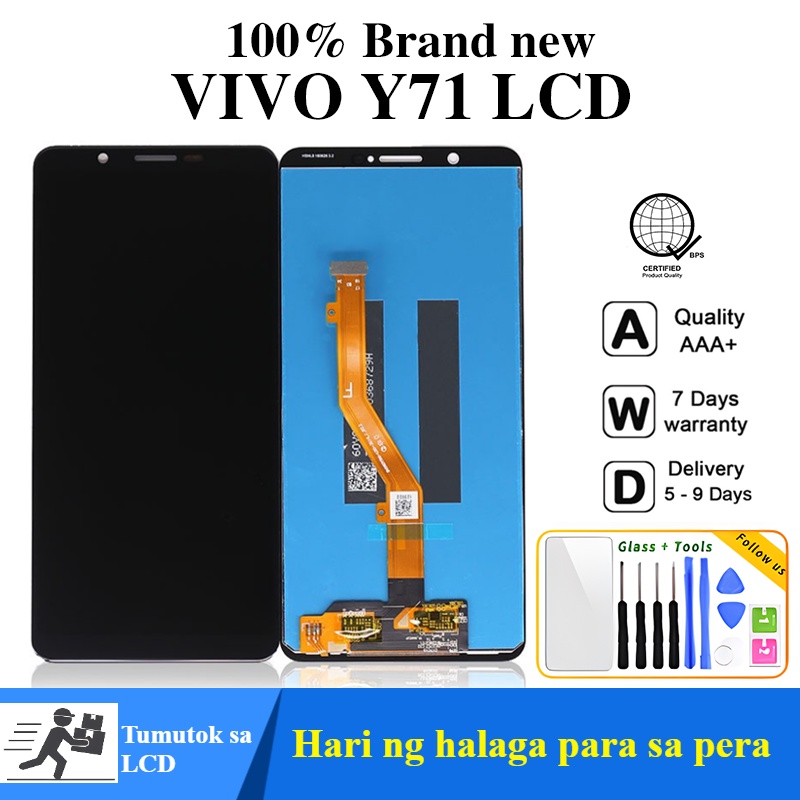 Vivo Y71 Replacement LCD and Touch Screen with Frame Replacement ...