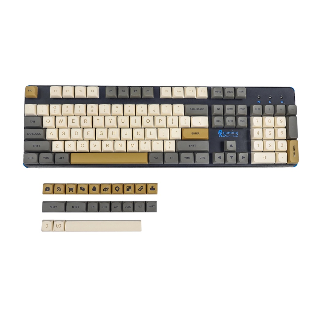 XTRA Shimmer Keycap material PBT XDA profile 125 keys fits most ...