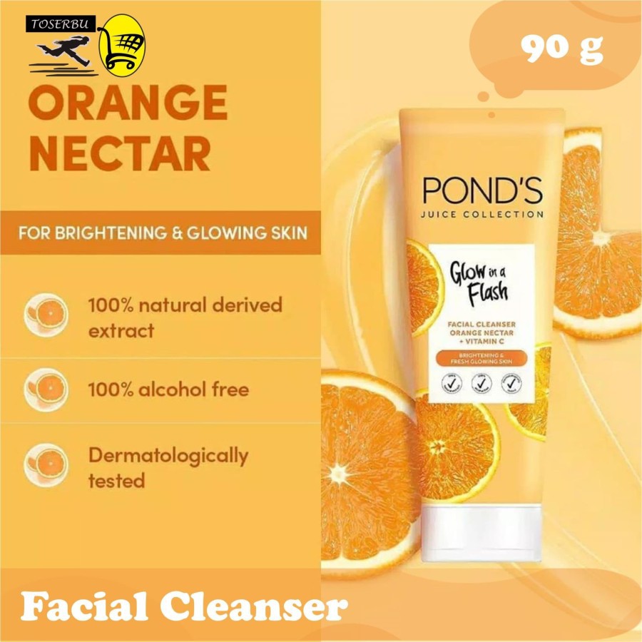 Ponds Cleanser Orange Nectar 90g | Shopee Philippines