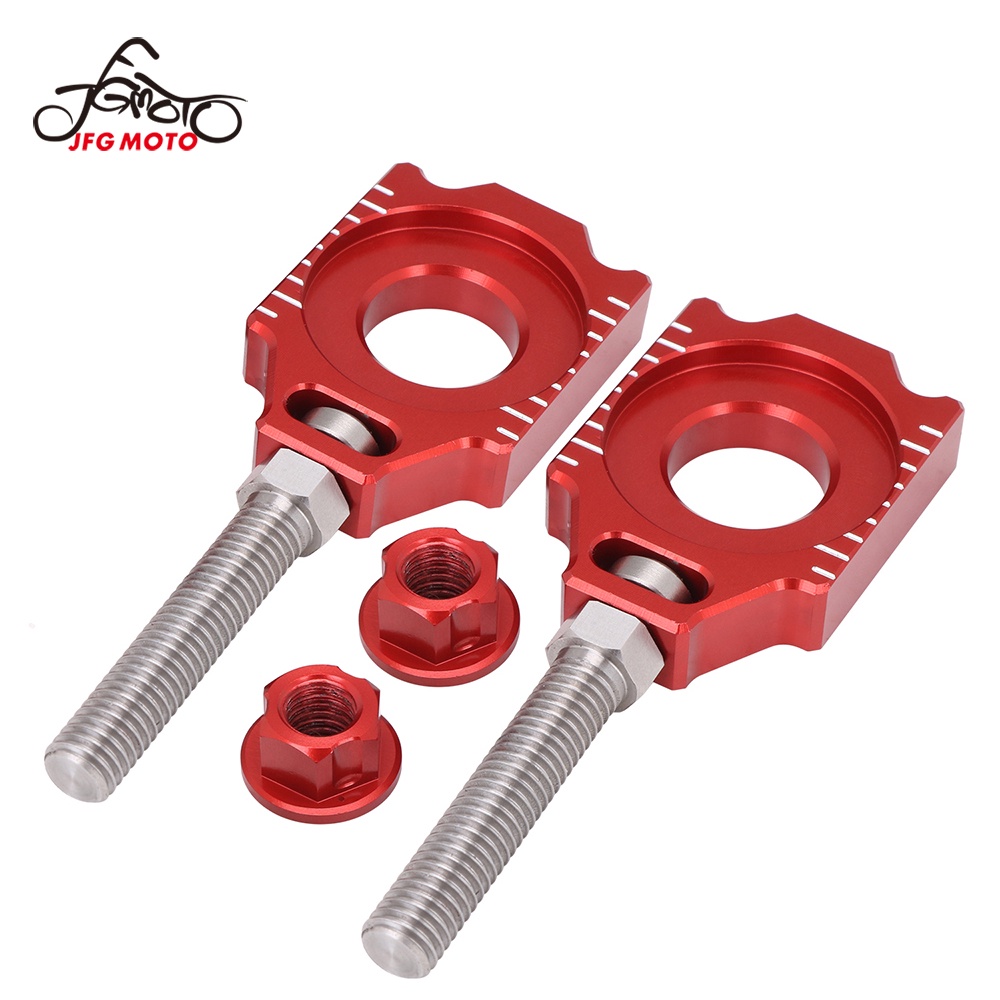 JFG MOTO Motorcycle Rear Axle Block Chain Adjuster For CRF250L CRF250M ...