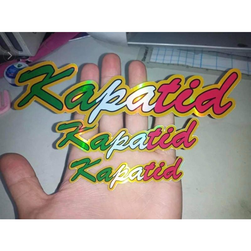 INC KAPATID STICKER HOLOGRAPHIC 4PCS( 2small+1medium+1jumbo) | Shopee ...