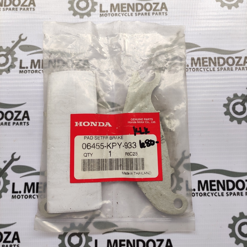 Honda XRM 110 Wave 100 Front Brake Pad Set Genuine 06455-KPY-933 ...