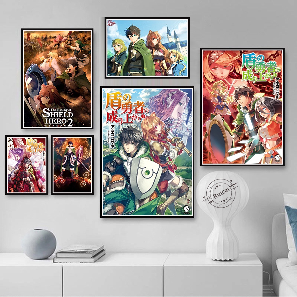 Tate no Yuusha no Nariagari Poster Wall Art Canvas Module Pictures ...