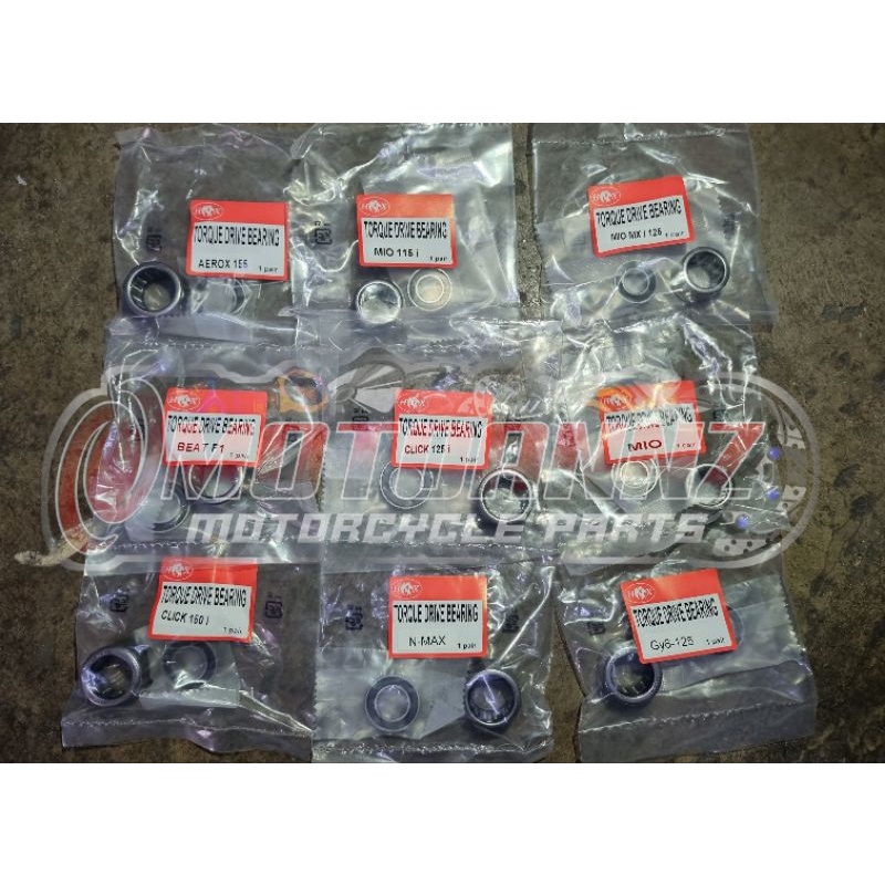 TORQUE BEARING Mio, Nmax M3, Aerox, Gy6, Click125/150, Mio i 115/Mxi ...