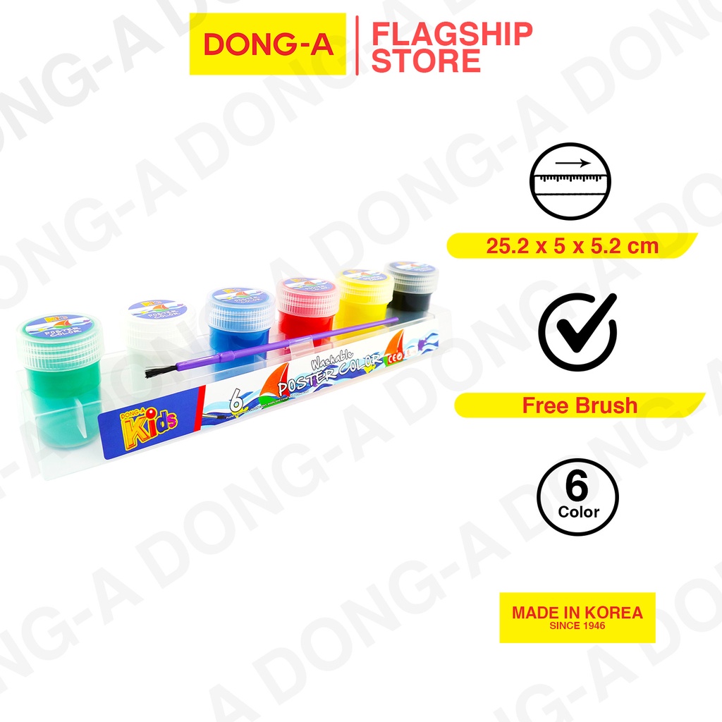 Dong-A Kids Poster Color, TRAY TYPE | Shopee Philippines