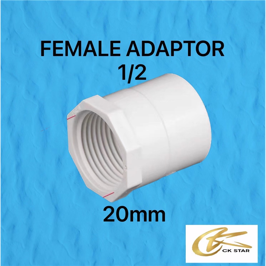 PVC White Fittings 1/2" 3/4'' 1'' Elbow /Tee /Coupling /Female Adapter ...