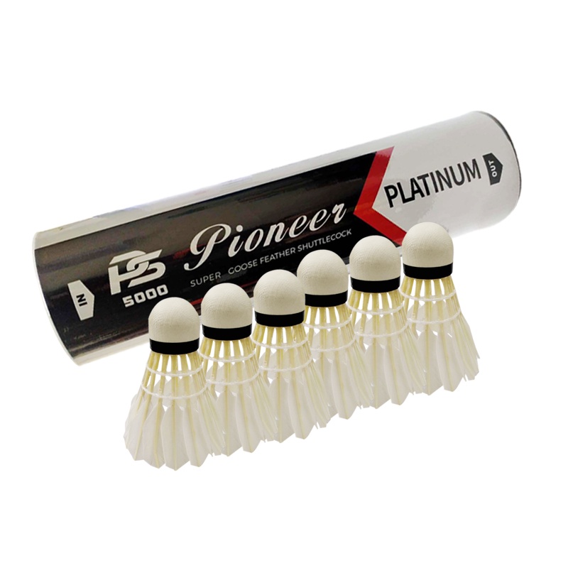Pioneer Feather Shuttlecock Platinum (Goose Feather) | Shopee Philippines