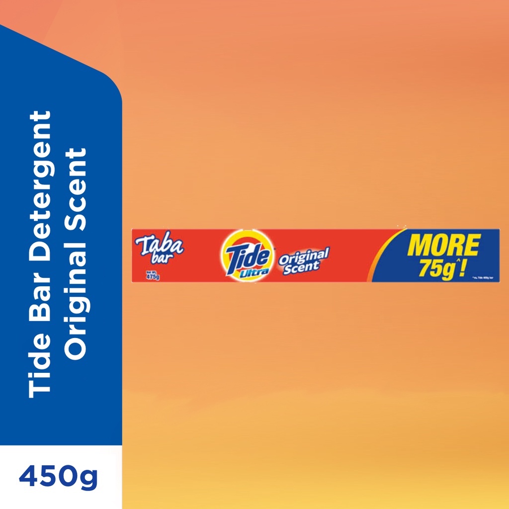 Tide Original Scent Laundry Bar Detergent 450g | Shopee Philippines