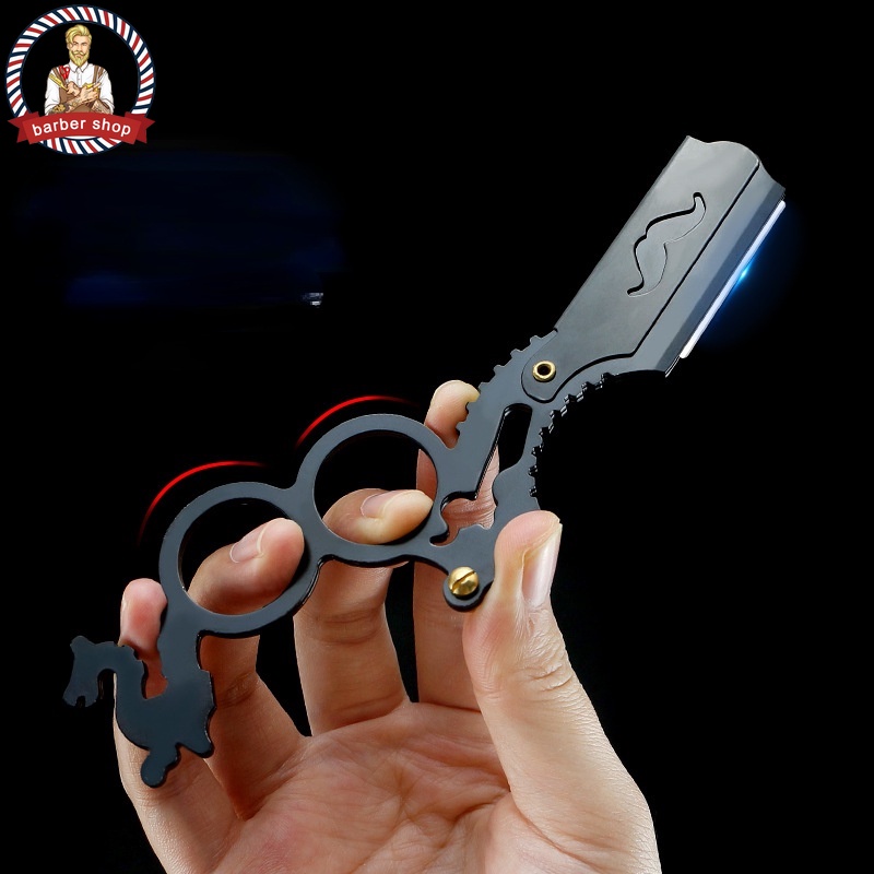 Ready Stock Double-finger Razors Men for Barber Tools Salon Beauty Cut ...