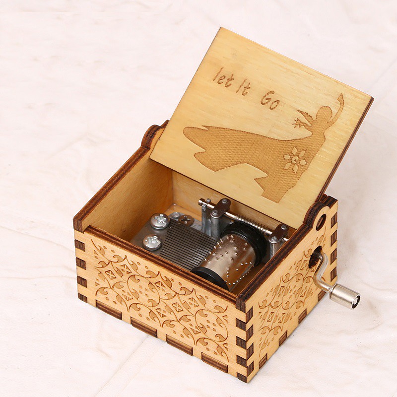 Wooden Music Box You Are My Sunshine,Beauty And The Beast,Can't Falling ...