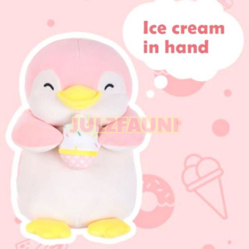 ️ PINK PENGUIN PLUSH TOY STUFFED TOYS ️ 33CM by Miniso | Shopee Philippines
