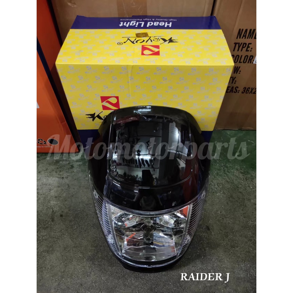MOTORCYCLE HEADLIGHT ASSEMBLY FOR RAIDER J | Shopee Philippines