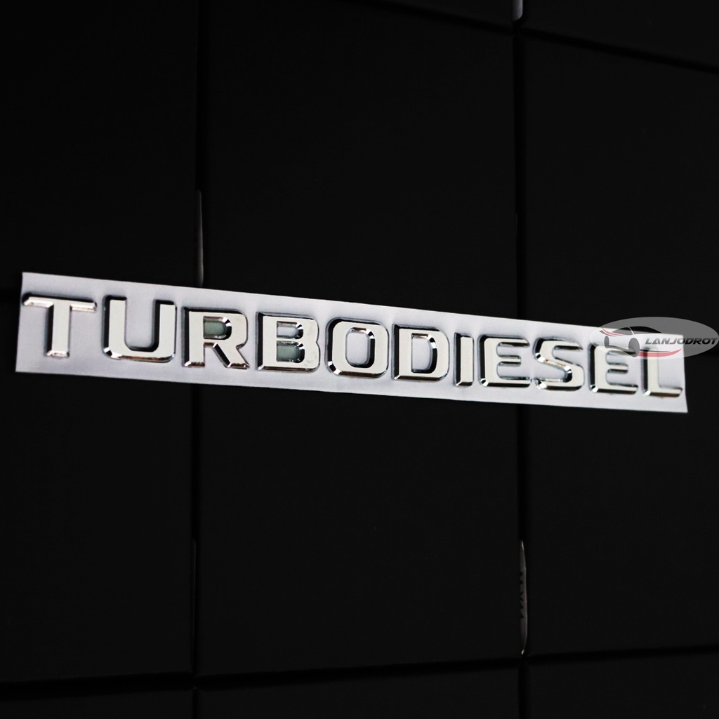 Turbodisel Turbo Diesel Logo Chrome Color For Mercedes Benz Rear ...