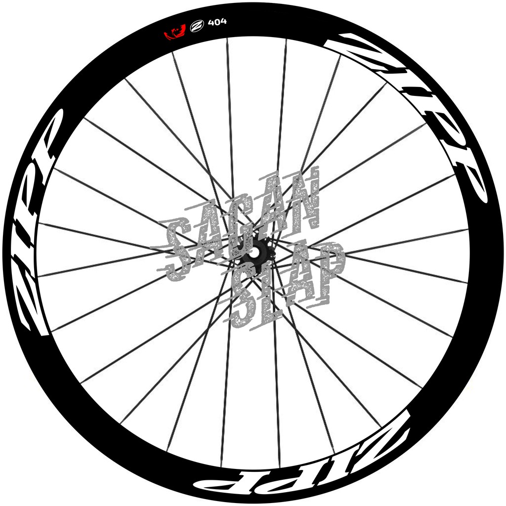 700c Zipp Bicycle Rim Decal Rims Sticker 3 cm wide | Shopee Philippines
