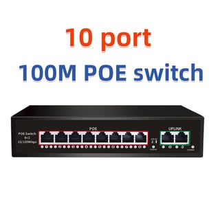 POE Switch 48V 100Mbps/1000Mbps Smart IP Switch 2+4Ports/8Ports/10Ports ...