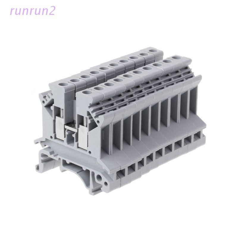 RUN 10pcs/set UK-2.5B Terminal Block Screw General Application PCB Din ...