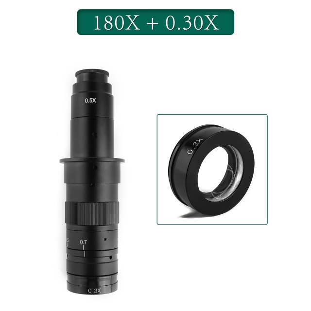【Ready Stock】Industrial Video Microscope Camera Objective Lens 180 ...