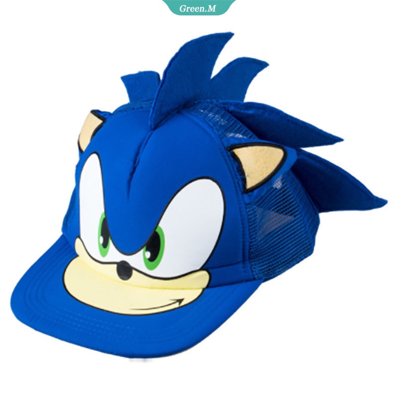 Blue Stereo New Sonic Hat Cool Boys Girls Hats Children's Baseball Caps ...