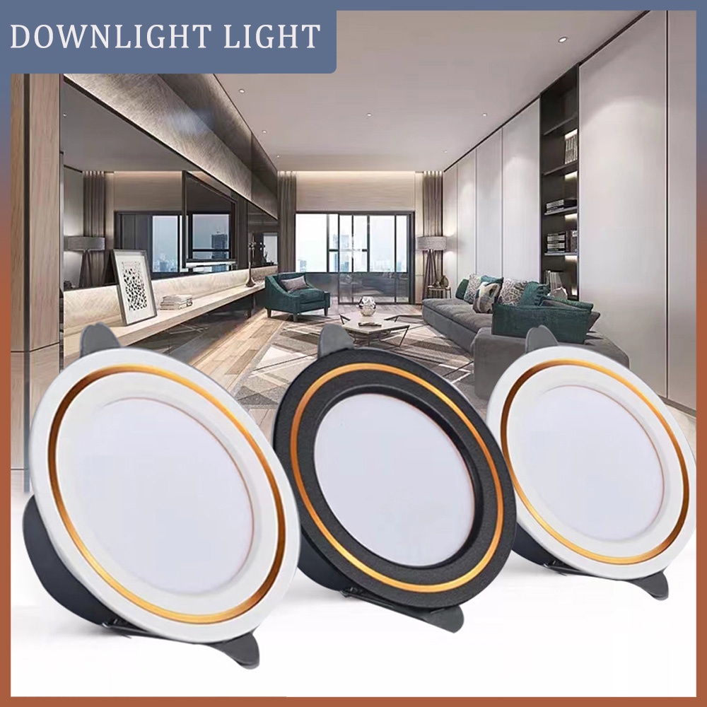 3 Color Dimming LED Pin Light For Ceiling Downlight Light Living Room ...