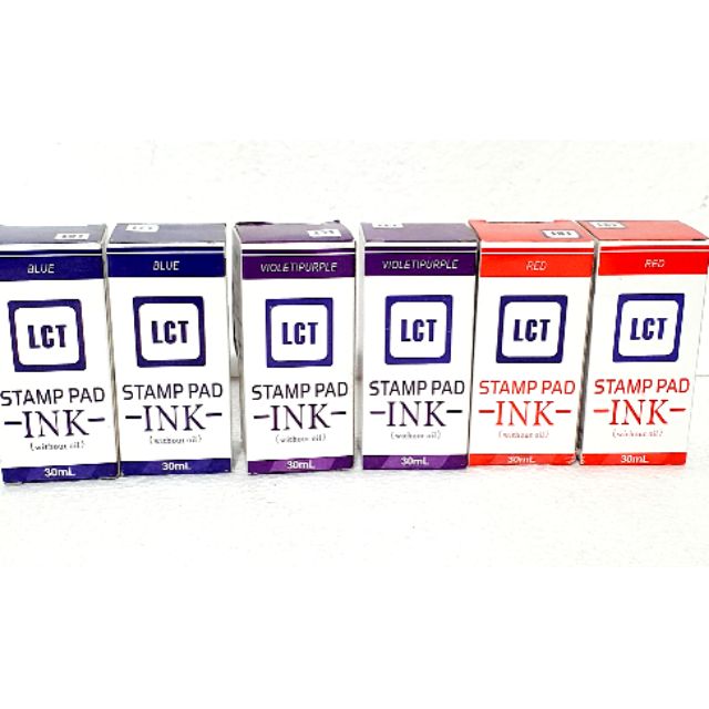 LCT Stamp Pad Ink 30ml | Shopee Philippines