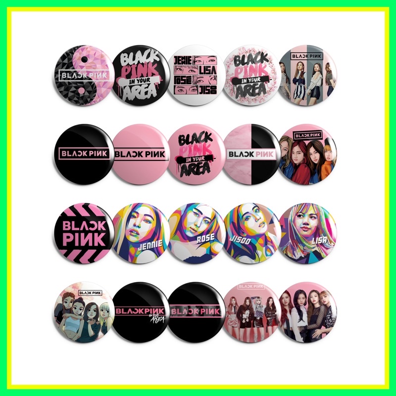 Button Badges (2) Kpop Blackpink | Shopee Philippines