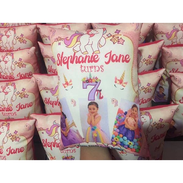 PERSONALIZED MINI PILLOW 5x5 6x8 8x8 8x11 (FREE LAYOUT FOR MINIMUM ...