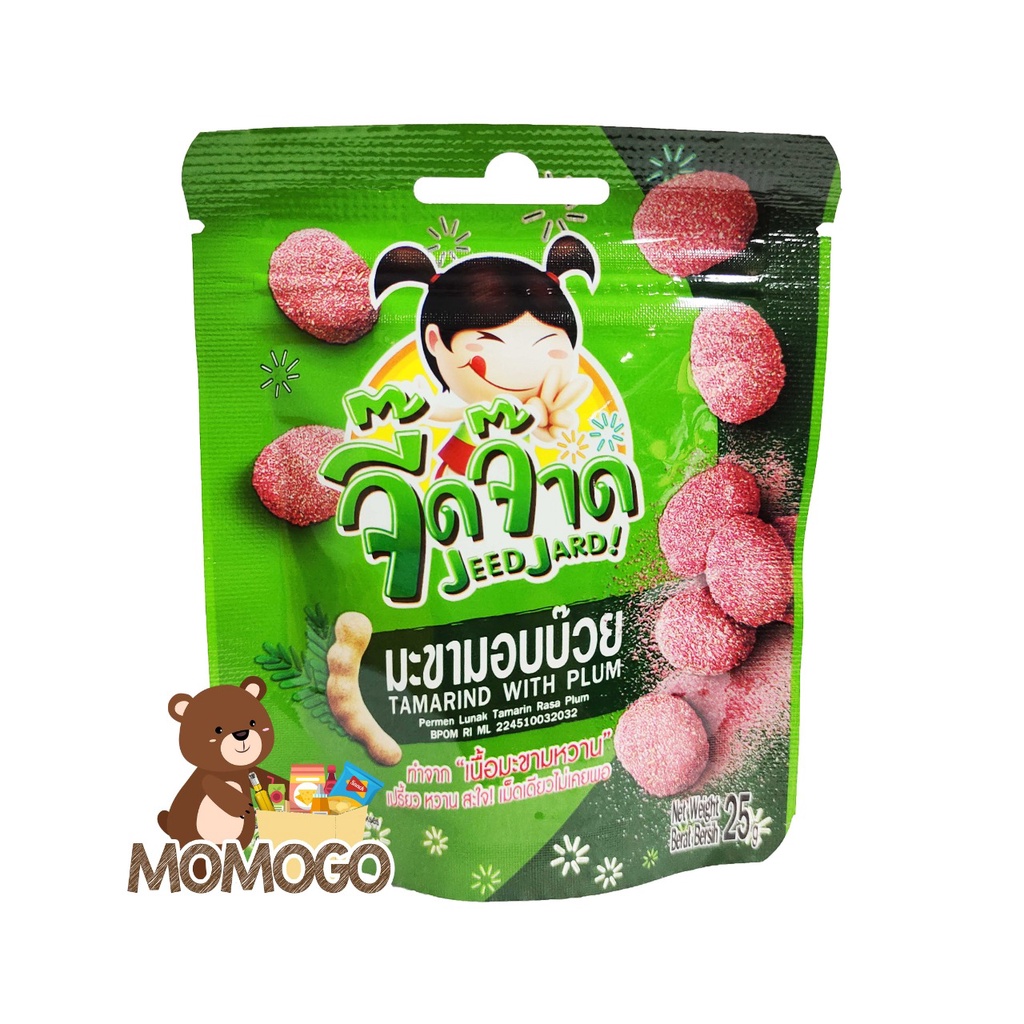 JEEDJARD 25GR TAMARIND WITH PLUM / TAMARIND SPICY PLUM/PERMEN ASEM ...