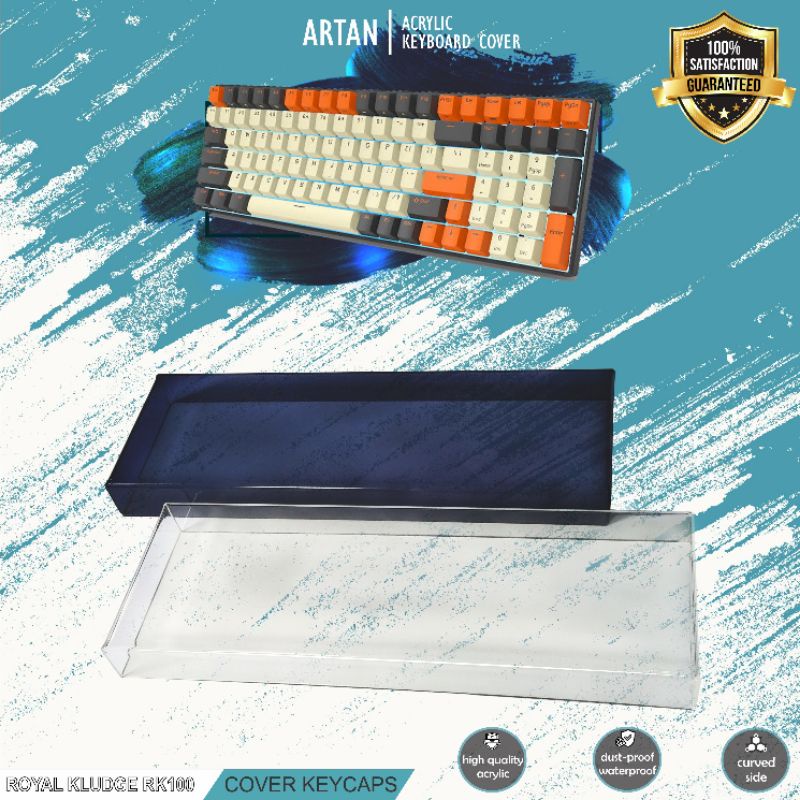 Royal Kludge RK100 ACRYLIC KEYCAPS COVER EFFECTIVE KEYBOARD PROTECTOR ...