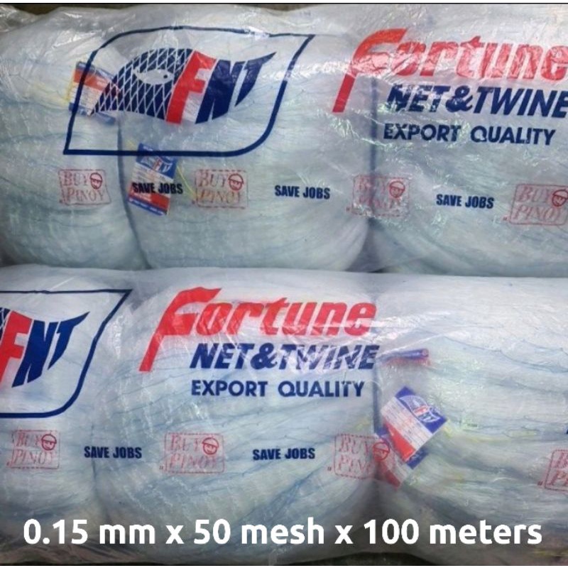 015mm x 50mesh | Fortune Fish Net| Fishing net Lambat | Sigay | Panti ...