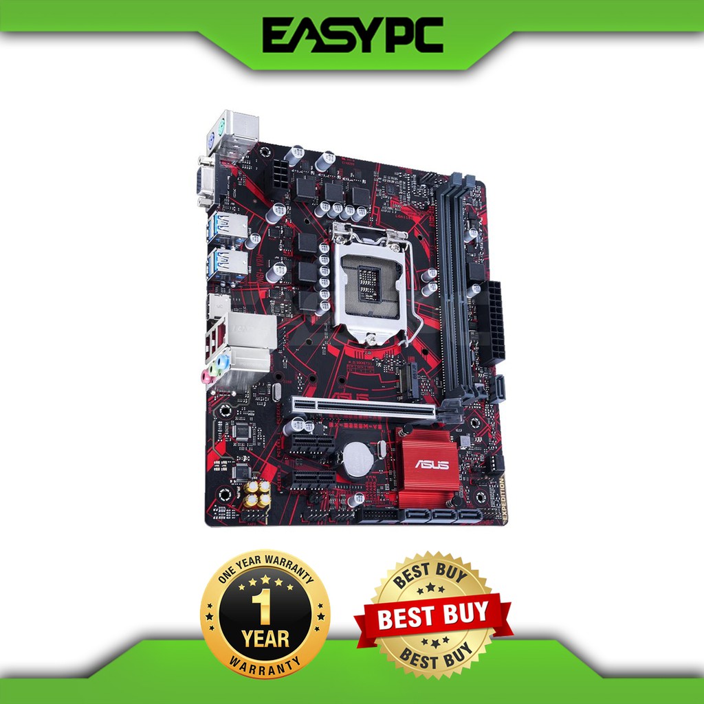 ASUS EX-B365M-V5 Socket 1151 Ddr4 Motherboard, Intel B365 LGA 1151 mATX motherboard feature ...