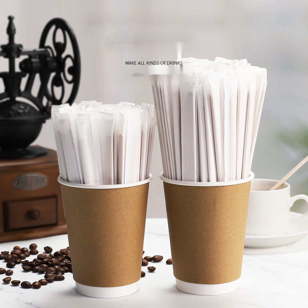 [Ready Stock] Coffee mixing stick, disposable bar, disposable stick, no ...