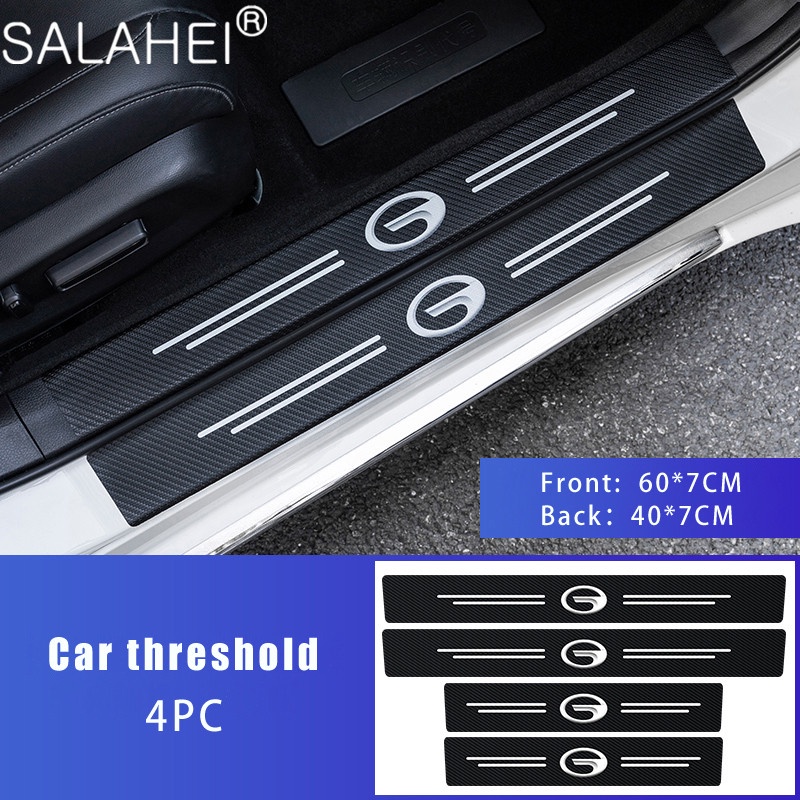 Car Protector Door Sill Stickers For Trumpchi Logo GA3 GA6 GA8 GS8 GS3 GS5 GM8 Auto Stylish ...