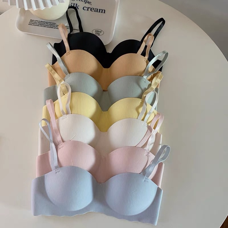 Women Seamless Bra Sexy Wireless Push Up Bralette Underwear Girls ...