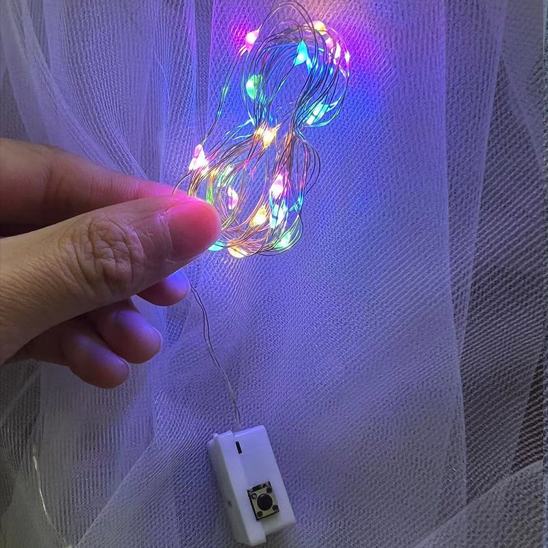 Double-layer LED Lighting Veil Crown Bowknot Pearl Lighted Birthday ...