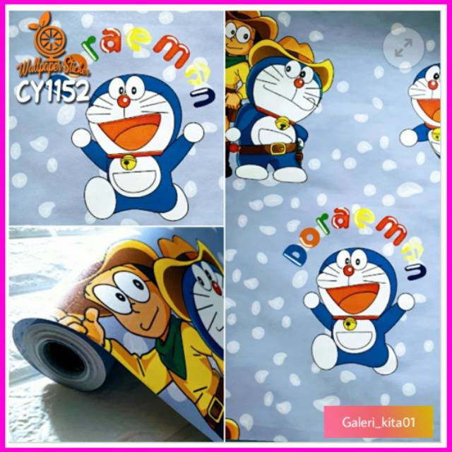 Wallpaper | Doraemon Cowboy Wall wallpaper | Doraemon wall sticker ...