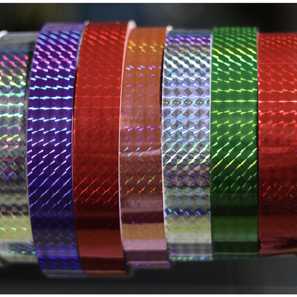 Holographic Sticker / Prism Sticker for DIY Lures and Baits (per foot ...