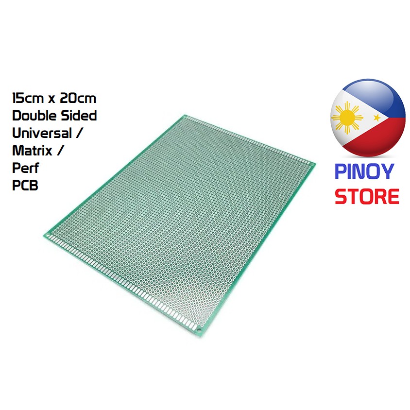 Universal PCB Matrix 15x20cm PerF Board Double Sided for Arduino or ...