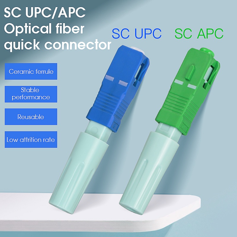 50pcs COMPTYCO optical fiber quick connector FTTH cold splicing tool SC ...