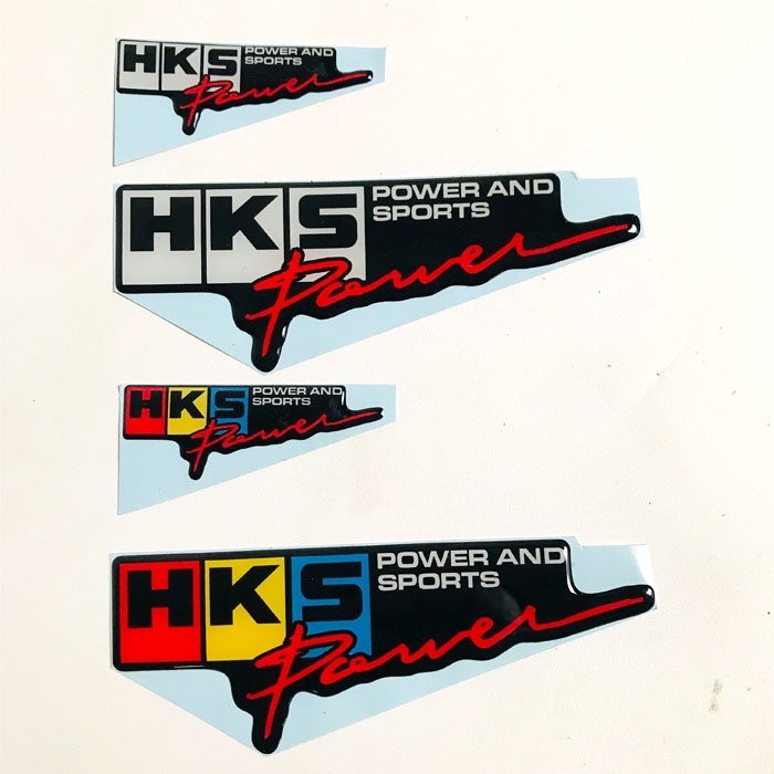HKS POWER Stickers 3D Flexible Resin Emblem Stickers | Shopee Philippines
