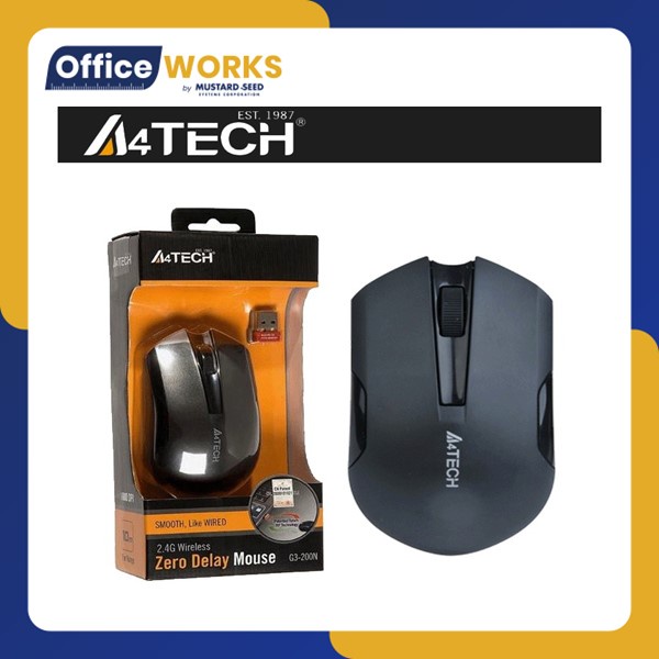 A4Tech G3-200N 2.4G Wireless Mouse | Shopee Philippines