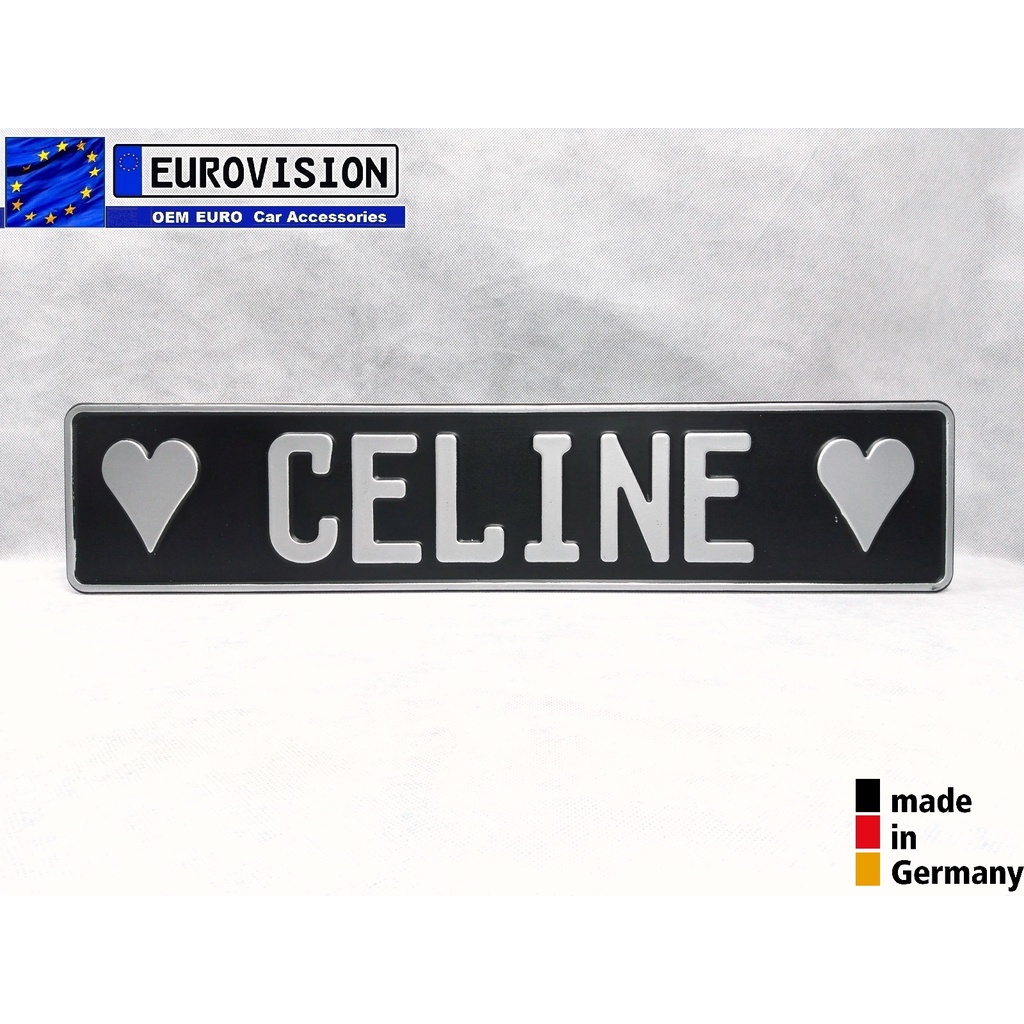 Euro Name Plates - FUN DECO Plate from Germany (1 Piece) - Used ...